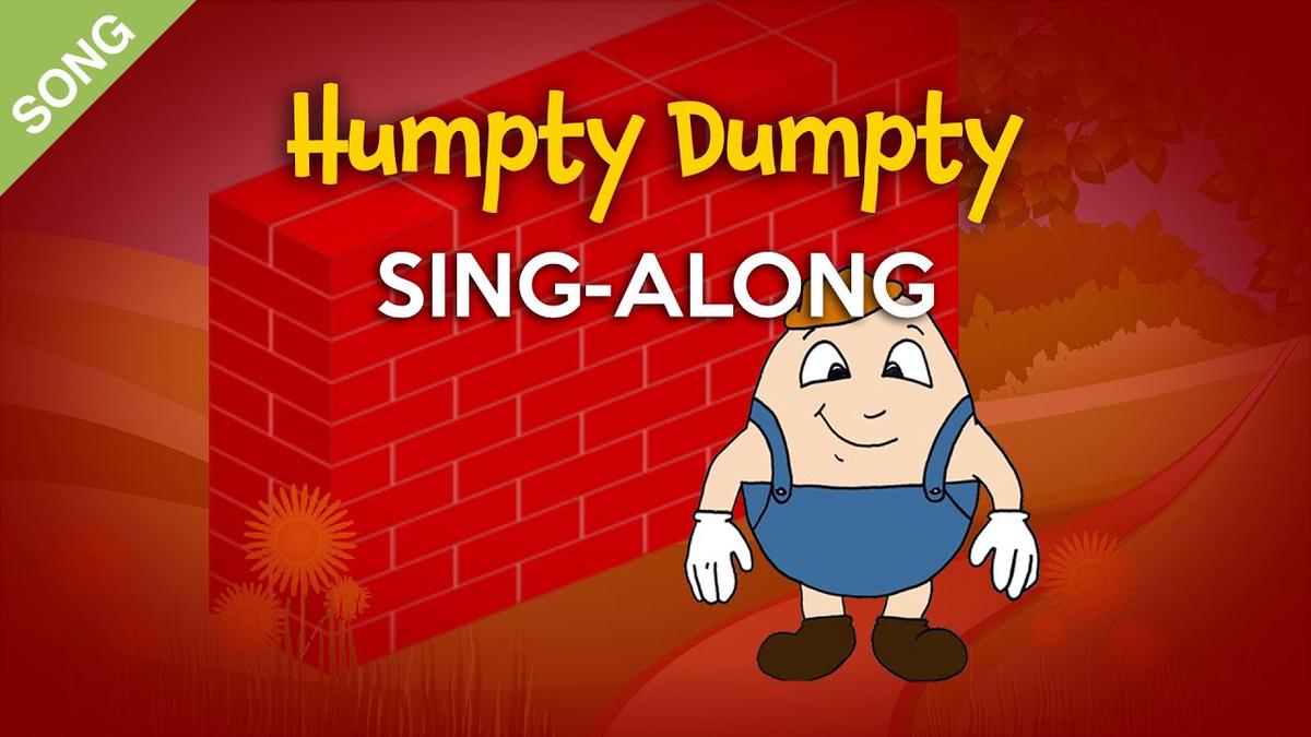 Humpty Dumpty [SONG] | Nursery Rhyme Sing-Along with Lyrics