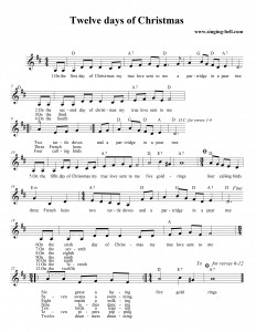 Christmas Carol Sheet Music | 30 Free Scores for Download