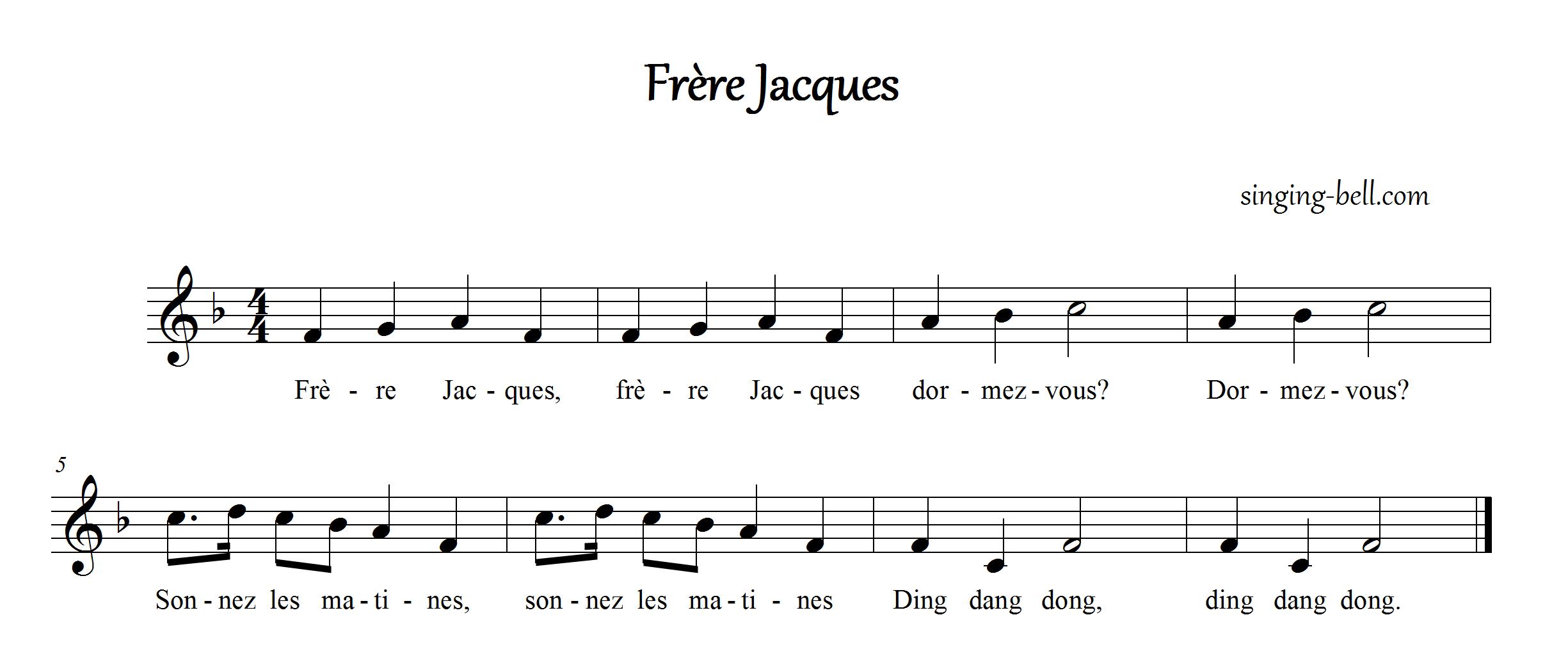 Fr re Jacques Are You Sleeping Kids Song Karaoke Fr re Jacques Are You Sleeping Kids Song Karaoke