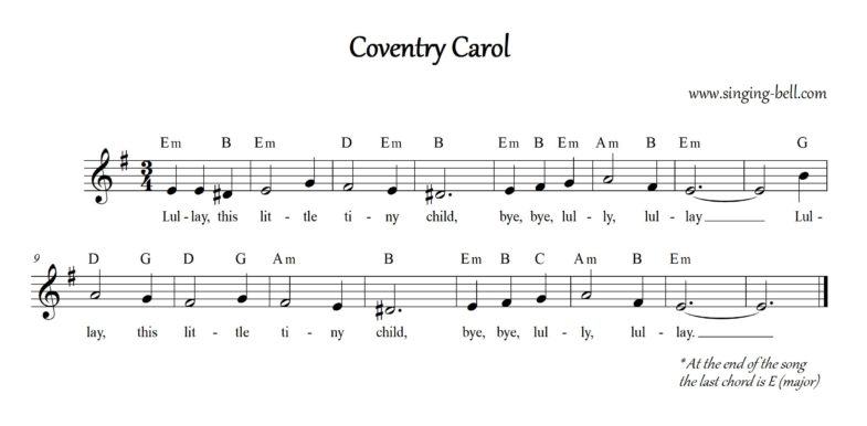 Christmas Carol Sheet Music | 30 Free Scores for Download