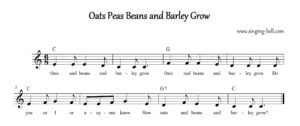 Oats, Peas, Beans, and Barley Grow | Free Nursery Rhymes