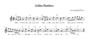 Golden Slumbers | Nursery Rhyme, free karaoke mp MP4