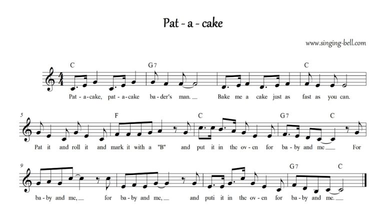 Pat-a-Cake (Patty Cake) | Free Nursery Rhymes