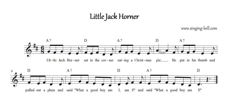 Little Jack Horner | Free Nursery Rhyme Download