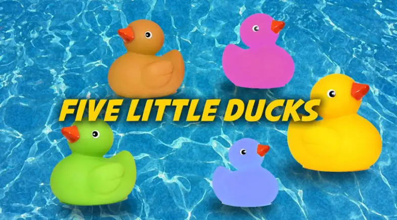 Five Little Ducks Went Swimming One Day | Free Nursery Rhyme