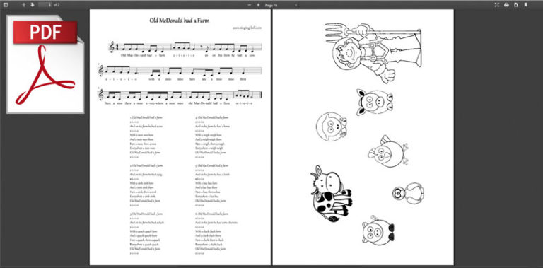 100+ Free Printable Sheet Music with Lyrics - PDF Download