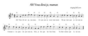 Ah! Vous dirai-je, maman | Chansons pour enfants