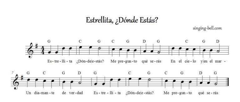 Estrellita, ¿Dónde Estás? | Versión española