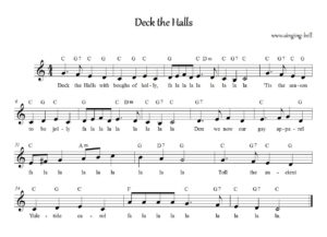 Deck the Halls | Free Karaoke Christmas Carols download