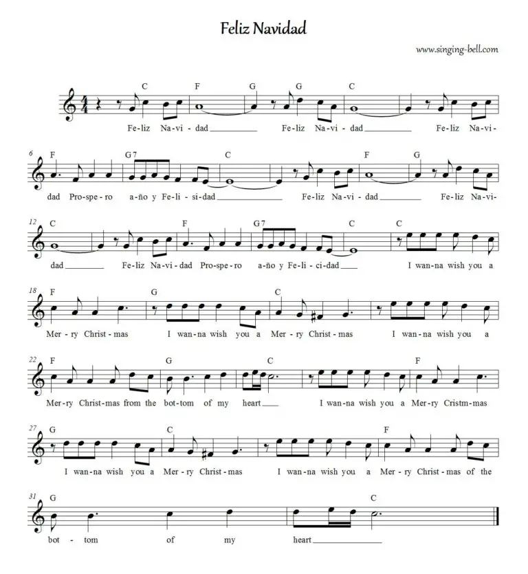 12 Christmas Songs Sheet Music for Free Download