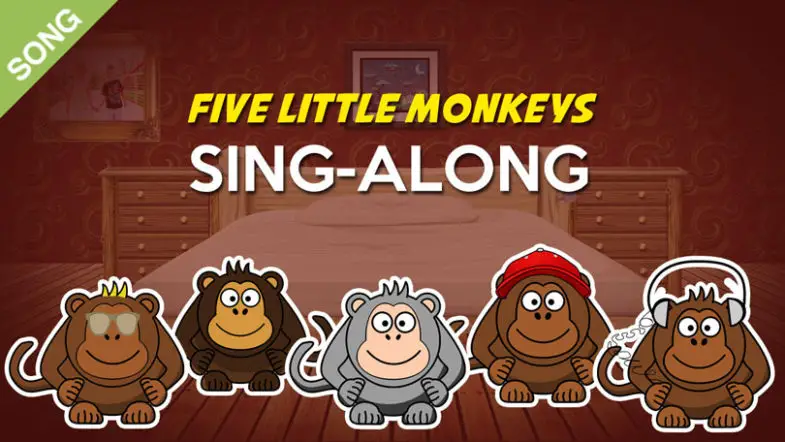 Five Little Monkeys | Song, Karaoke, Printable Score, PDF