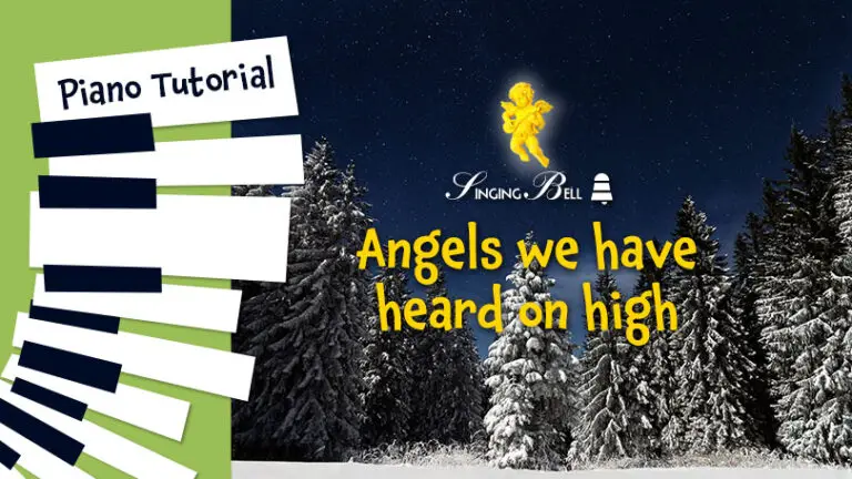 Angels We Have Heard On High - Piano Tutorial, Sheet Music