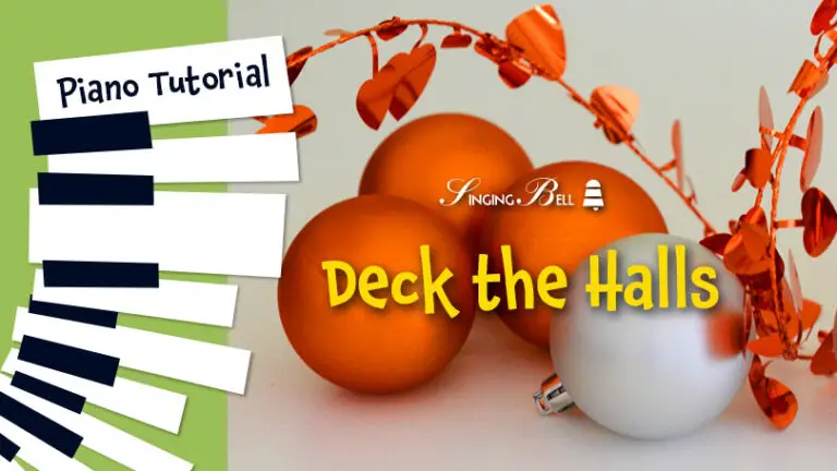 How to Play Deck The Halls - Piano Notes, Keys, Sheet Music