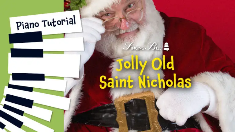 Jolly Old Saint Nicholas - Piano Sheet Music Tutorial Video