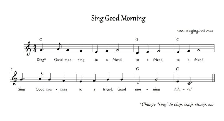 Sing Good Morning : Singing Bell