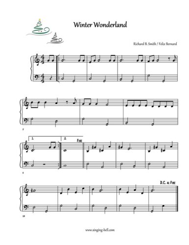 26+1 Easy Christmas Piano Sheet Music for Beginners