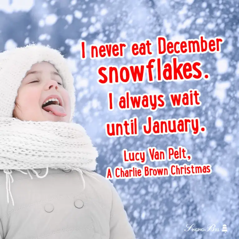 Best 15 Quotes from A Charlie Brown Christmas : Singing Bell