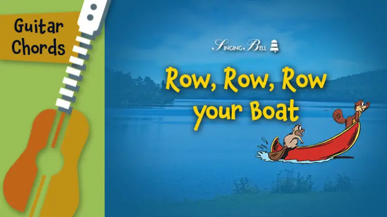 Row Row Row your Boat - Guitar Chords Tabs Sheet Music PDF