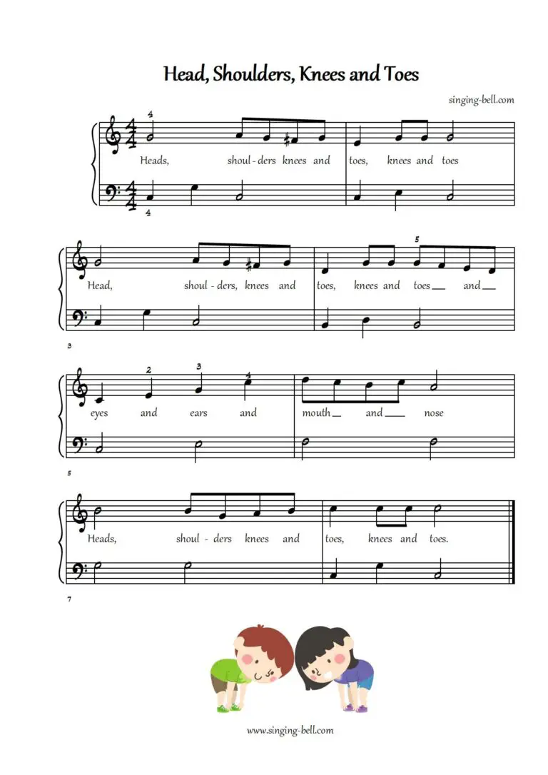 36 Piano Songs For Kids + Free Beginner Piano Sheet Music
