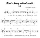 If You're Happy and You know it - Guitar Chords Tabs Notes