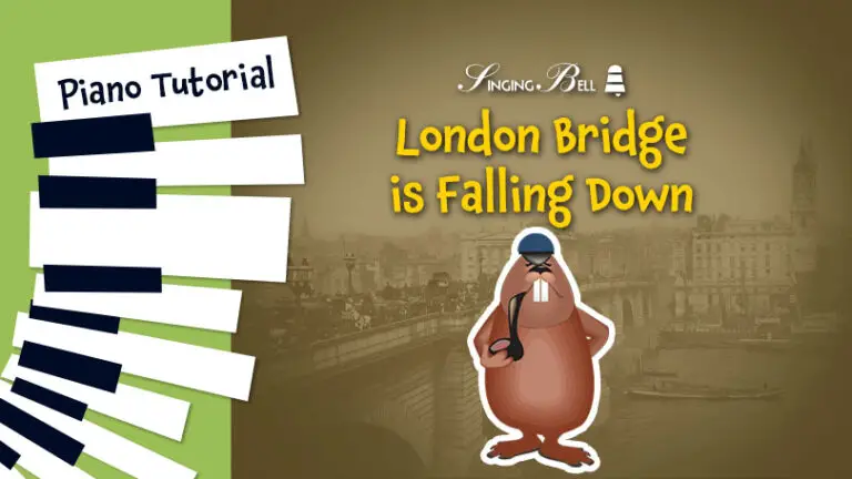 London Bridge Is Falling Down - Piano Tutorial, Notes, Keys