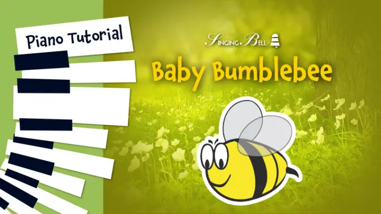 Baby Bumblebee Piano Sheet Music, Chords, Piano Tutorial,
