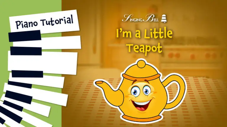 I'm a Little Teapot Piano Sheet Music, Chords, Tutorial