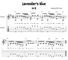 Lavender's Blue - Guitar Chords, Tabs, Sheet Music Free PDF