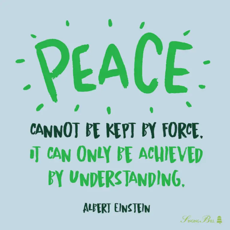 20 Peace Quotes for Kids to Explain War and Peace to Them