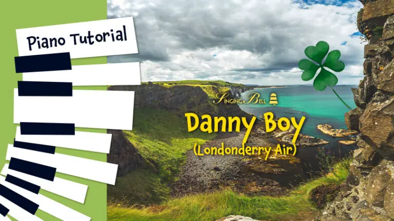 Danny Boy Piano Sheet Music with chords + Piano Tutorial
