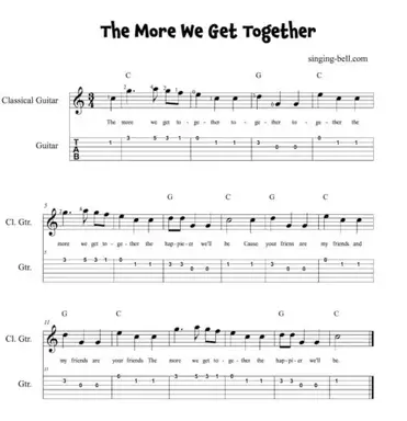 Guitar Chords Kids Songs