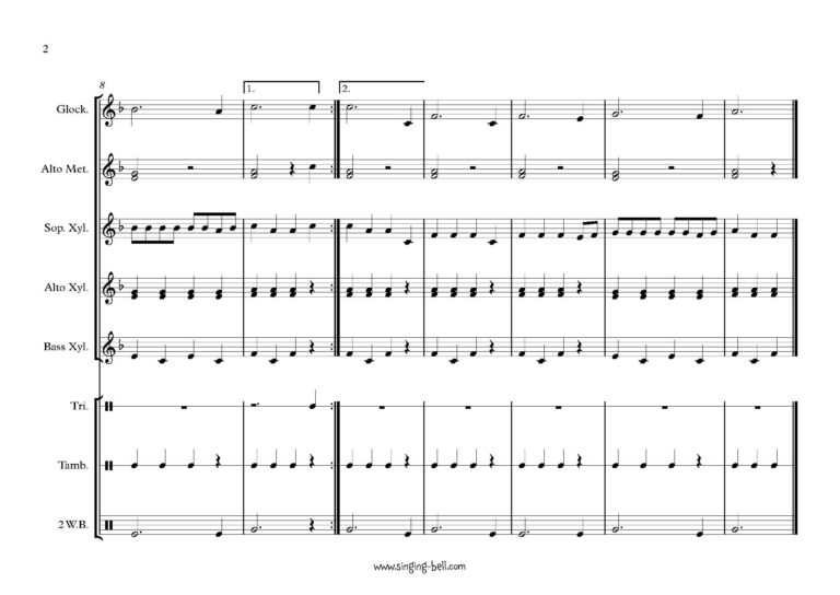 Free Orff Sheet Music for 20 of the Best Orff Arrangements