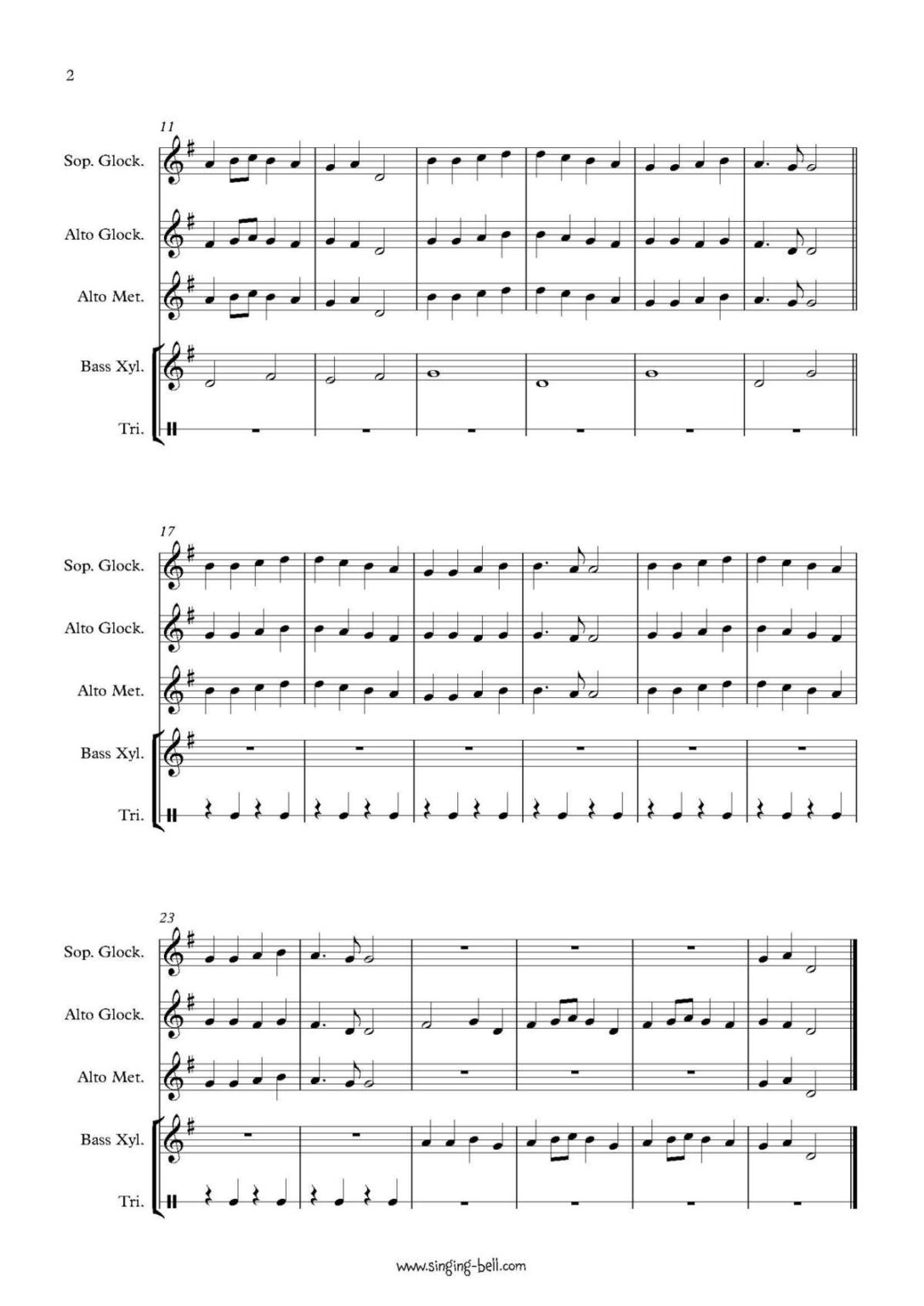 How to Play Ode to Joy - Orff Arrangement Sheet Music