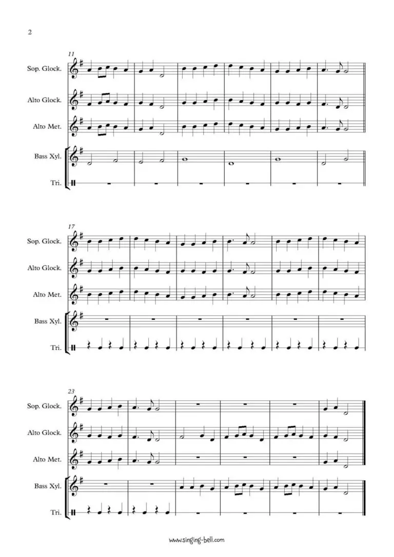 How to Play Ode to Joy - Orff Arrangement Sheet Music