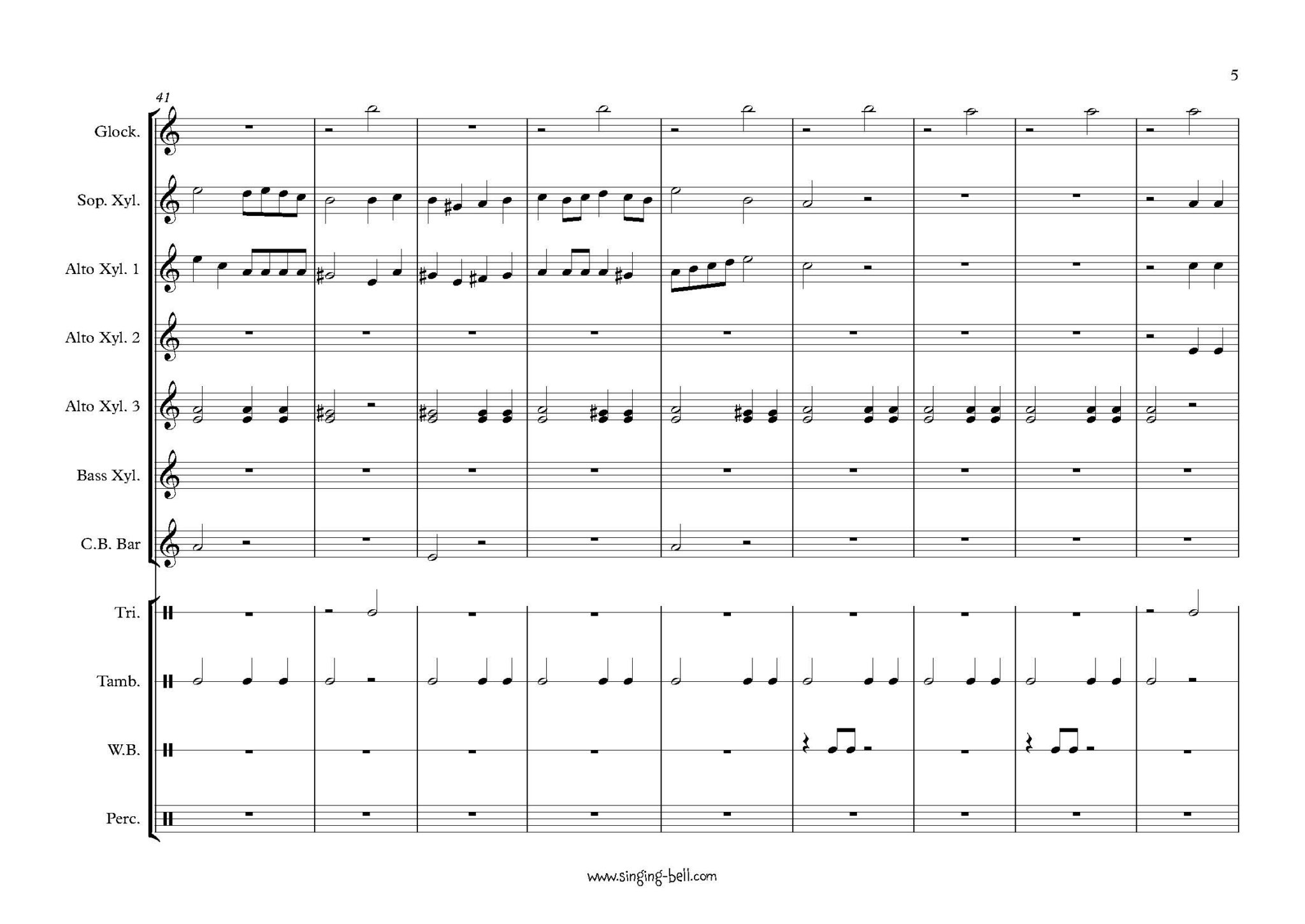 Pat-A-Pan - Orff Arrangement Sheet Music | Singing Bell