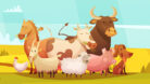 10 Farm Songs for Kids Miming Funny Sounds : Singing Bell
