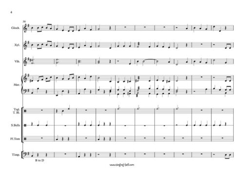 We Wish You A Merry Christmas - Percussion Sheet Music
