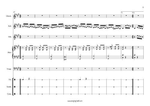 Rondo alla Turca - Percussion Ensemble Sheet Music