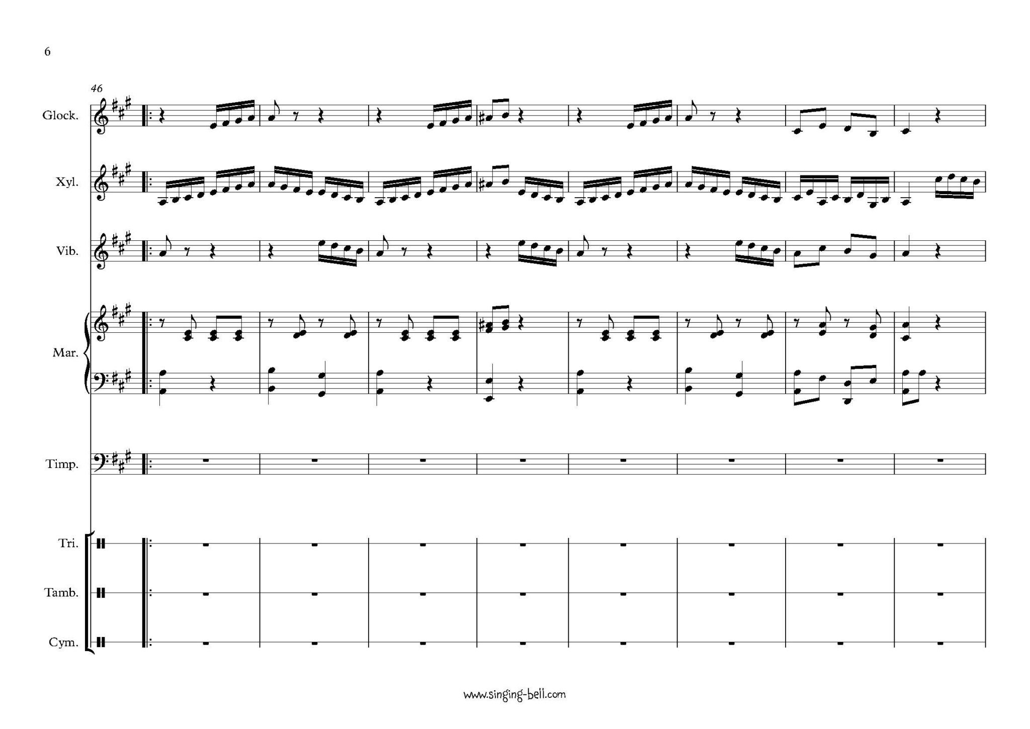 Rondo alla Turca - Percussion Ensemble Sheet Music
