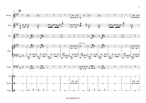Rondo alla Turca - Percussion Ensemble Sheet Music