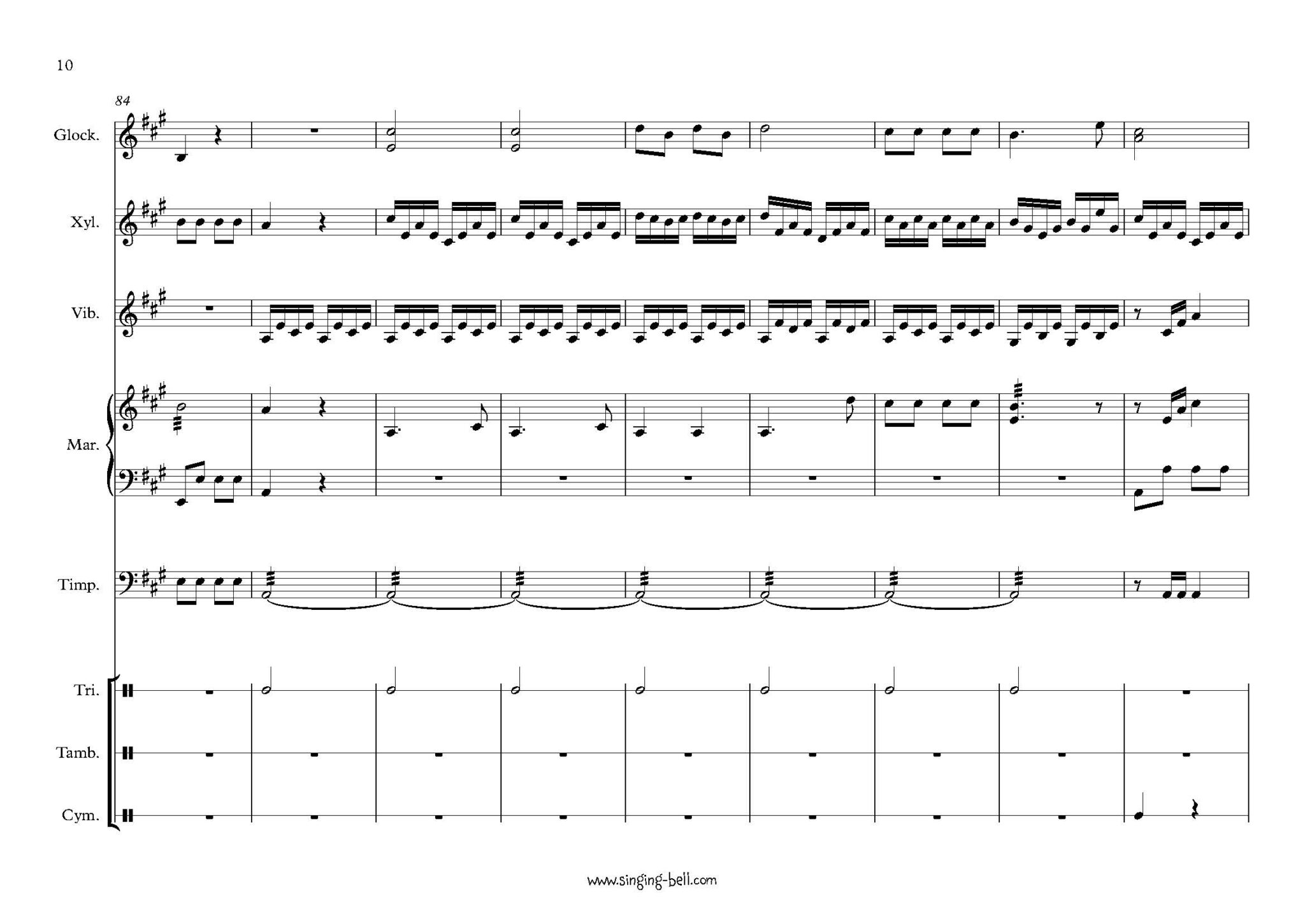 Rondo alla Turca - Percussion Ensemble Sheet Music
