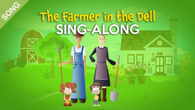 The Farmer in the Dell Karaoke, Song, Printable Score PDF