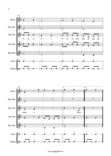 Play the Bingo Song! - Orff Arrangement Sheet Music andPDF
