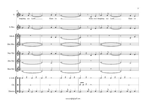 How to Play Kumbaya – Orff Arrangement Sheet Music and PDF : Singing Bell