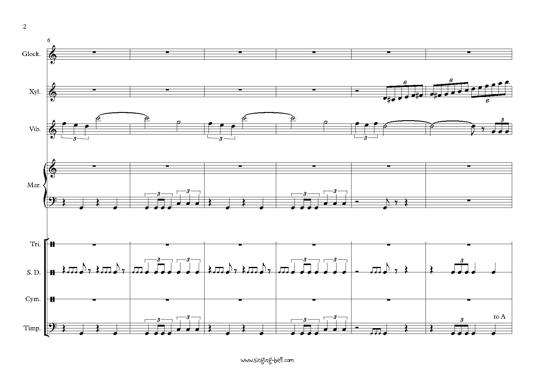 Star Wars Theme: Sheet Music for Percussion / Orff ensemble