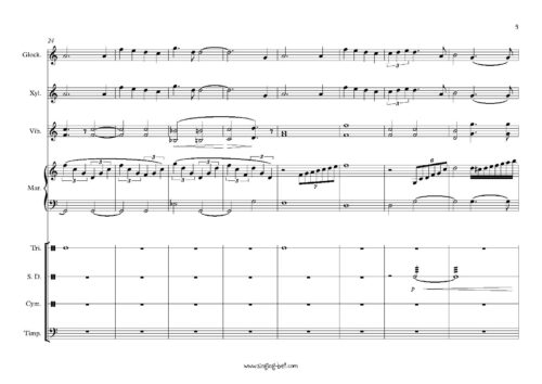 Star Wars Theme: Sheet Music for Percussion / Orff ensemble