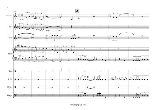 Star Wars Theme: Sheet Music for Percussion / Orff ensemble
