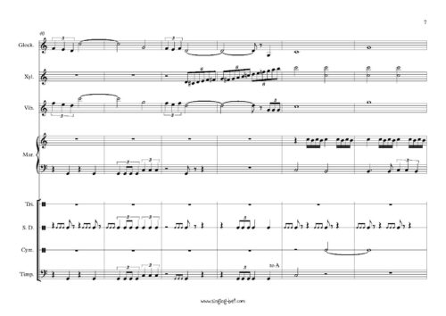 Star Wars Theme: Sheet Music for Percussion / Orff ensemble
