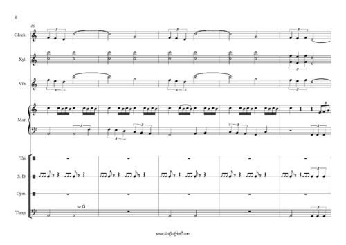 Star Wars Theme: Sheet Music for Percussion / Orff ensemble