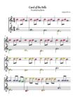 Carol of the Bells for Boomwhackers or Handbells Sheet Music